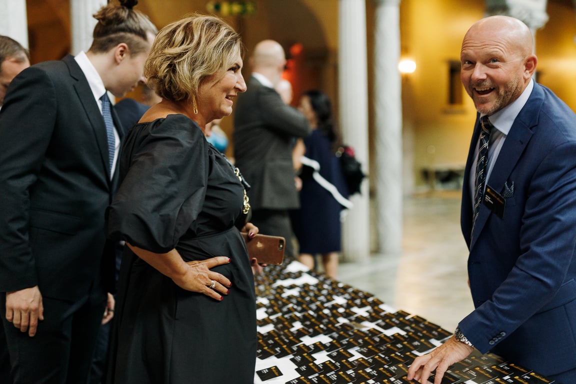 Sep 22, 21st Founders Awards Gala at the Stockholm City Hall