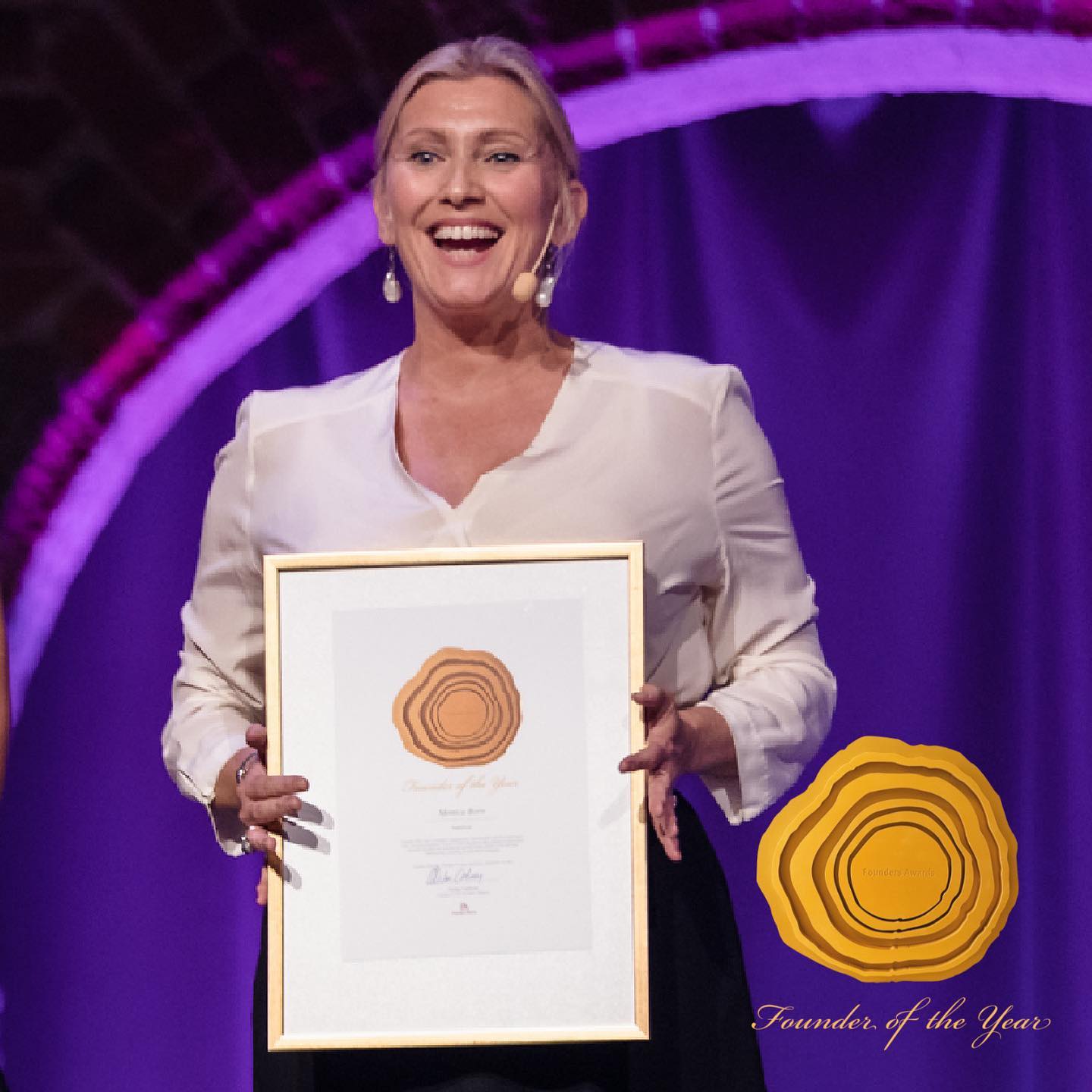 Congratulations Monica Born - Superfront - Gold Winner Founder of the ...